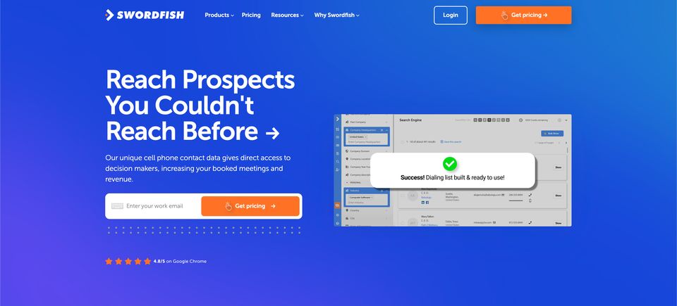Swordfish: Reset Your Password